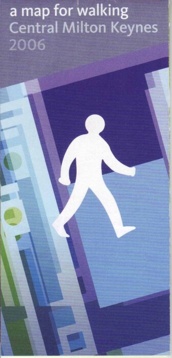 Map for walking Central Milton Keynes 2006 - Living Archive