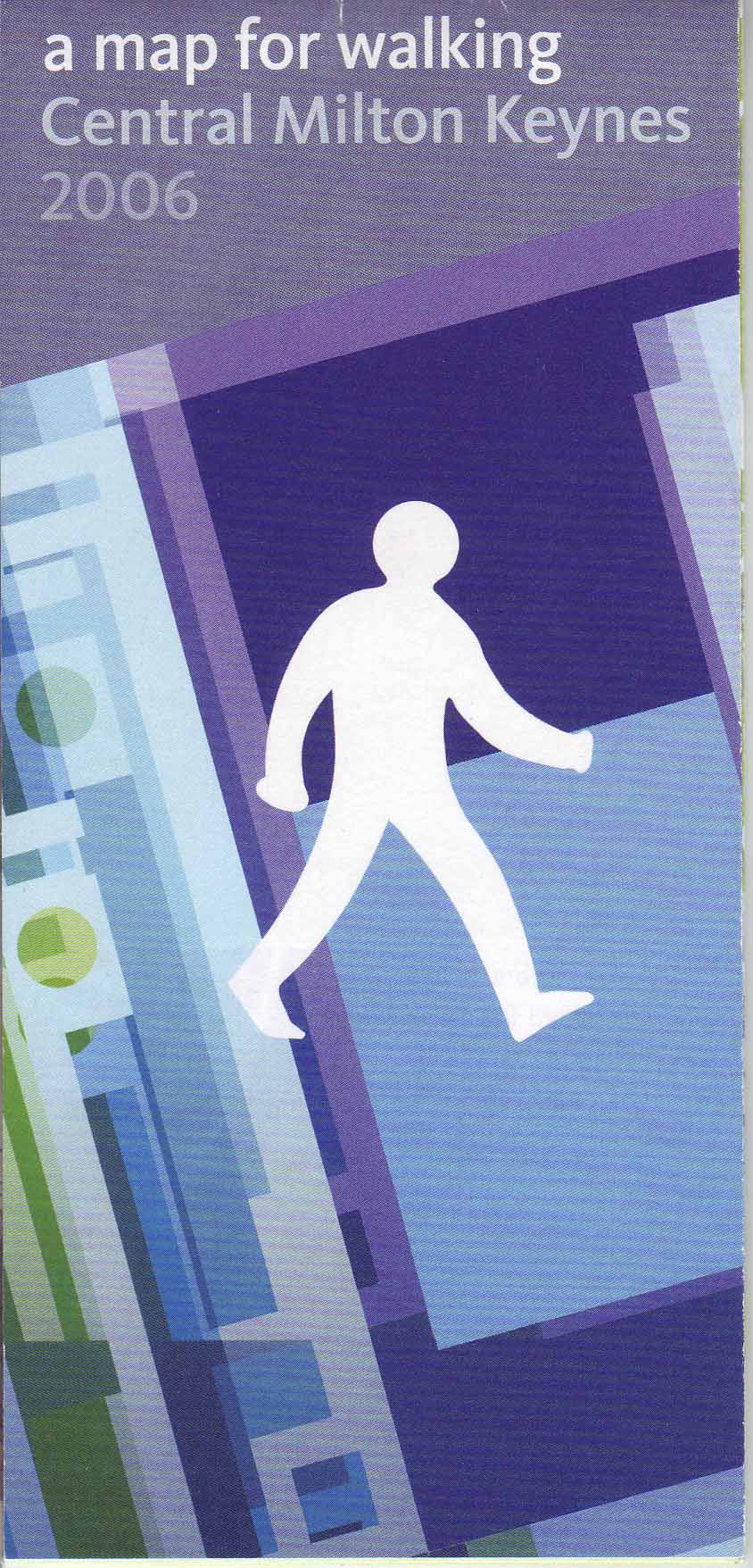 Map for walking Central Milton Keynes 2006 - Living Archive