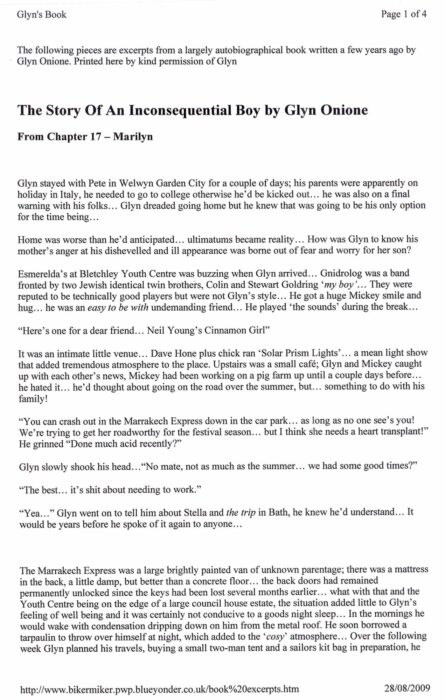 Inconsequential Boy - Living Archive