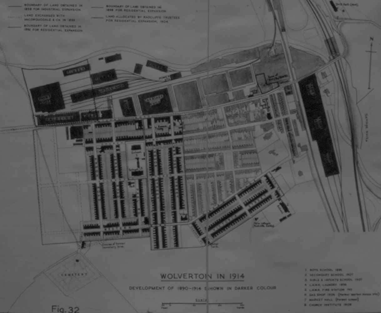 Map of Wolverton 1914 - Living Archive