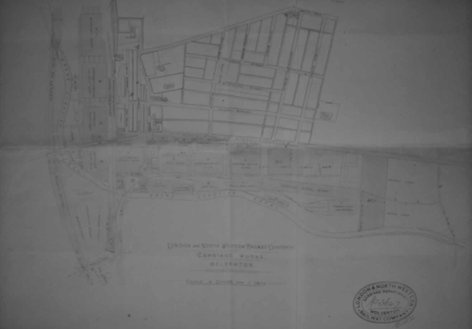 Plan of Wolverton carriage works - Living Archive