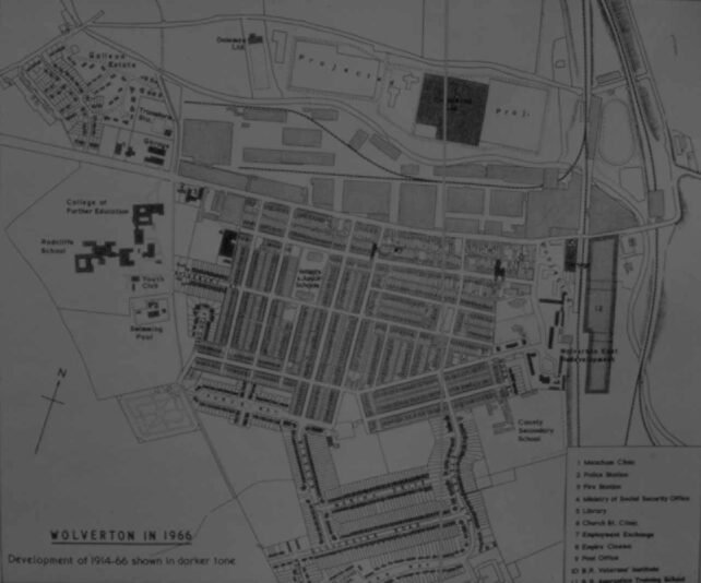 Map of Wolverton 1966 - Living Archive