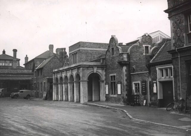 Bletchley Station Entrance with Post Office and Coffee Tavern - Living ...