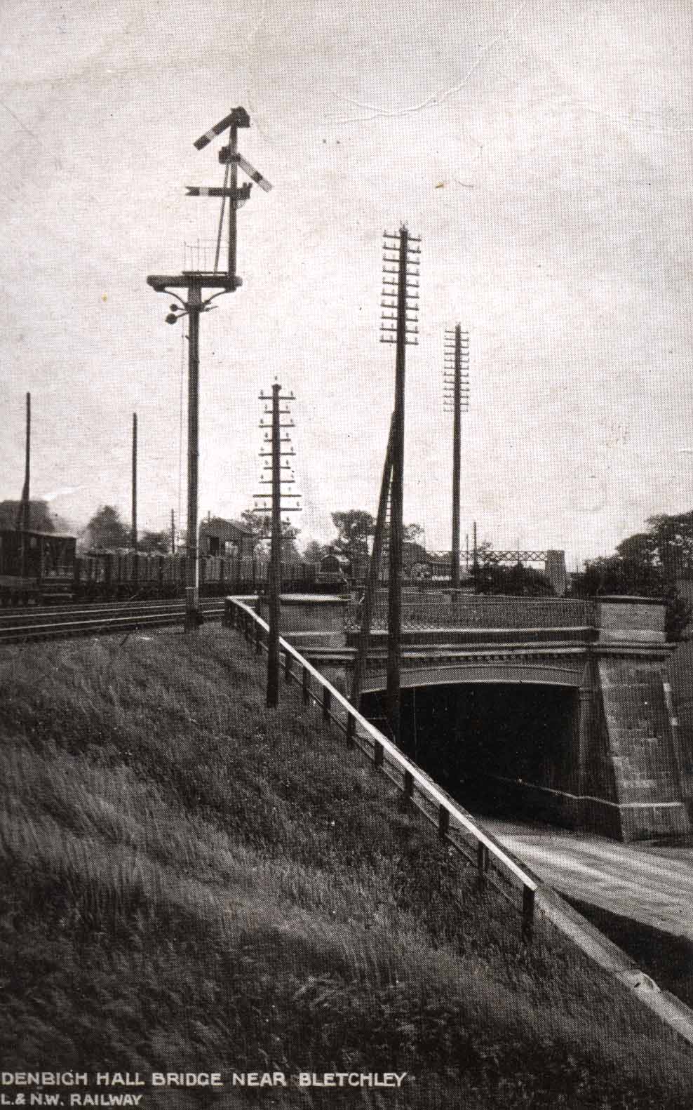Denbigh Hall Bridge in LNWR Days - Living Archive