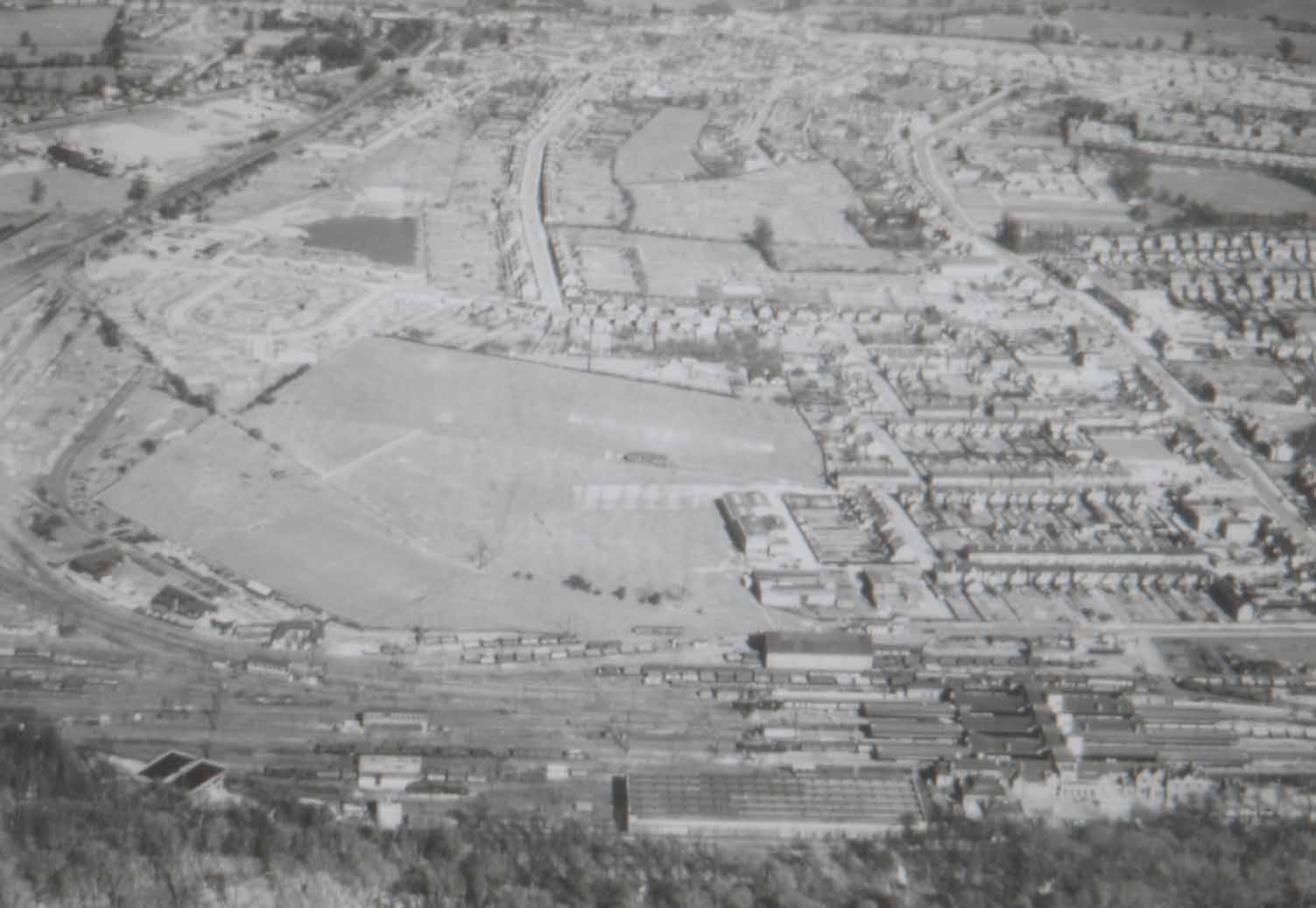 Aerial View of Bletchley - Living Archive